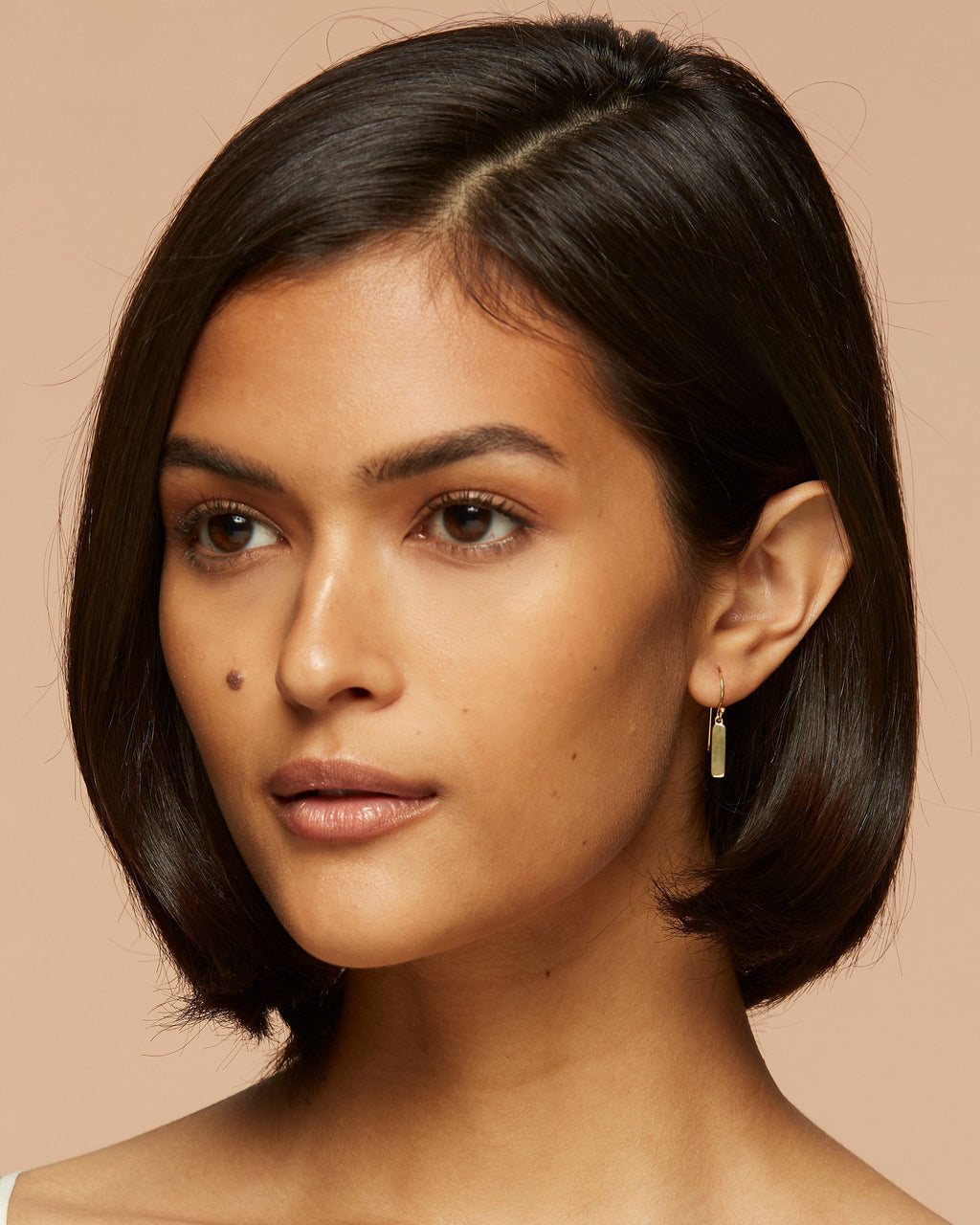 Gold Dangle Earrings - Dina | Linjer Jewelry