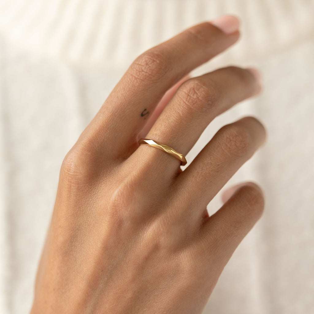 Faceted Ring - Rikka | Linjer Jewelry