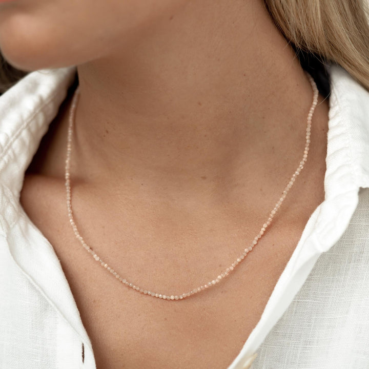 Sunstone Necklace | Linjer Jewelry