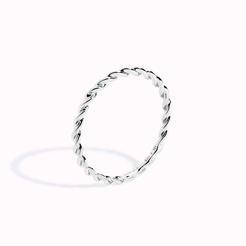 Twist Ring Silver - Dagmar | Linjer Jewelry