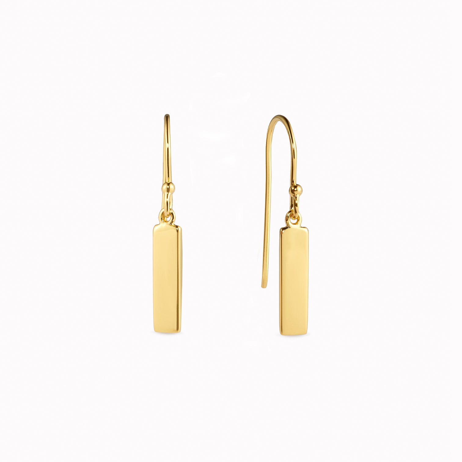 Gold Dangle Earrings - Dina | Linjer Jewelry
