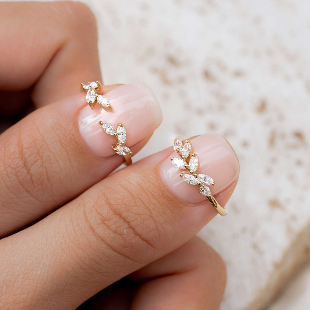 Leaf Ring - Freya | Linjer Jewelry
