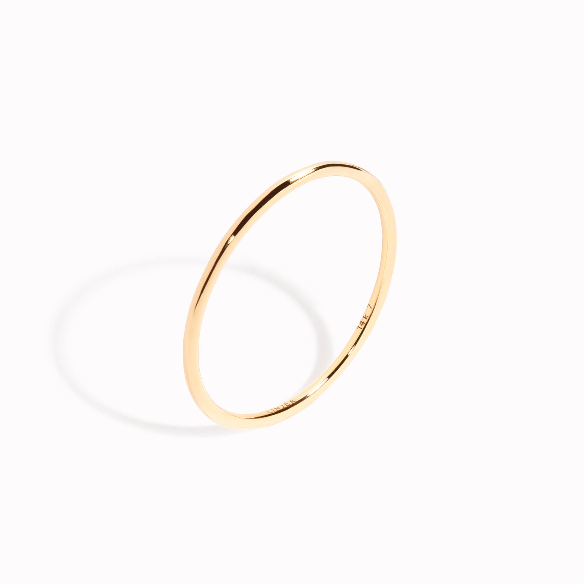 14k Gold Stacking Ring | Linjer Jewelry