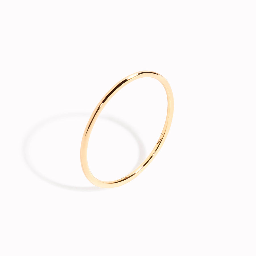 14k Gold Stacking Ring | Linjer Jewelry