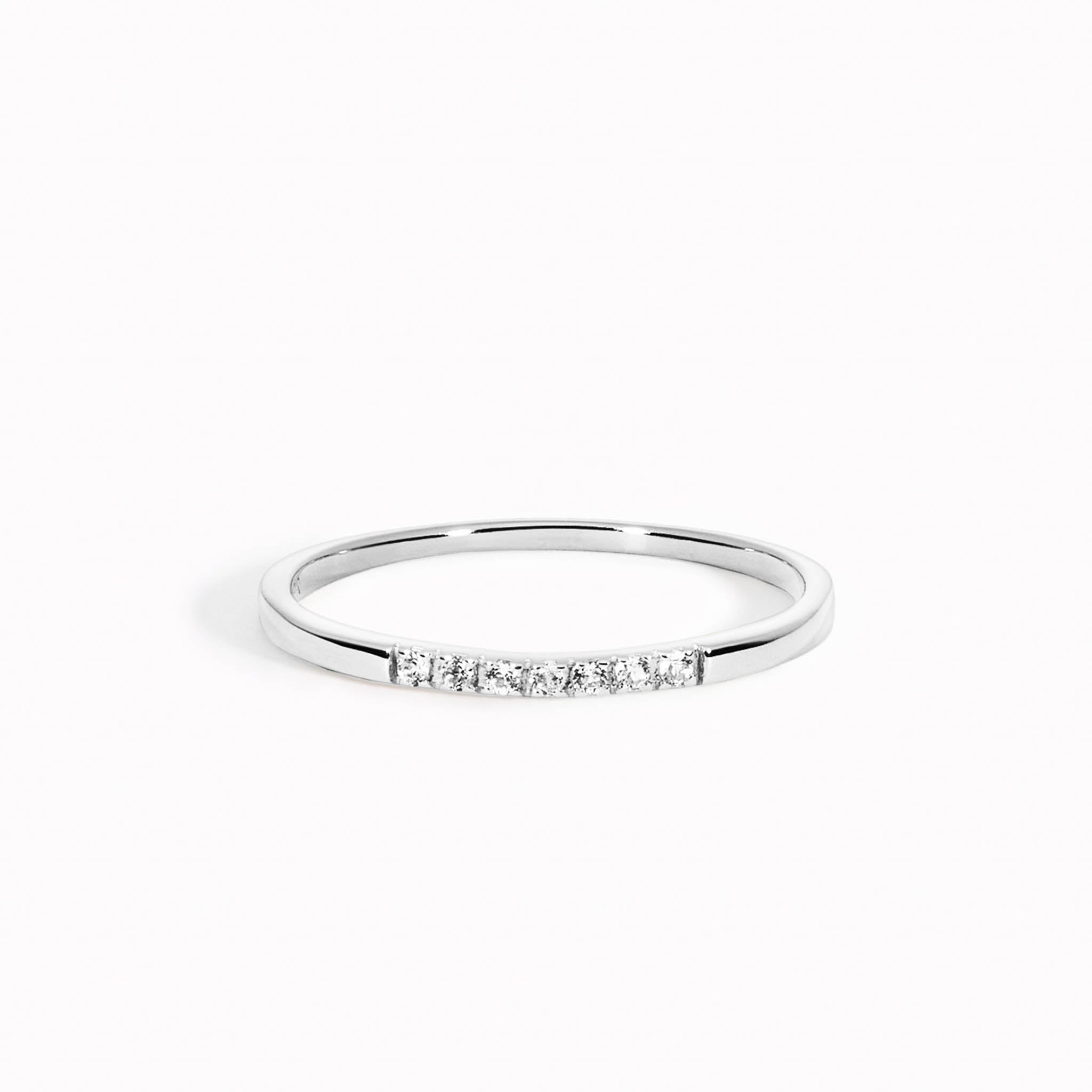 Pave Band Silver - Miriam | Linjer Jewelry