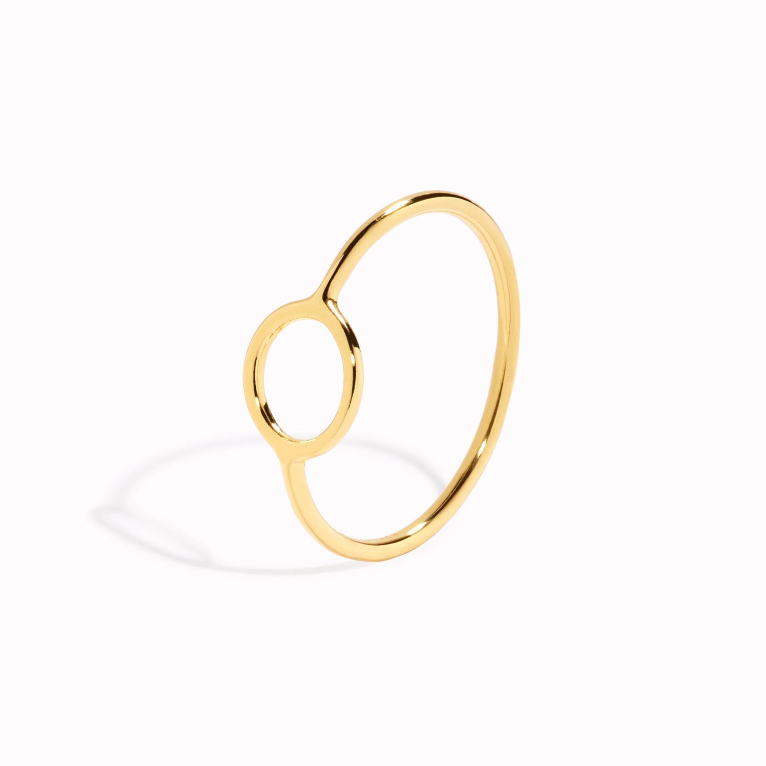 Gold Circle Ring | Linjer Jewelry
