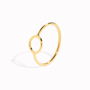 Gold Circle Ring | Linjer Jewelry