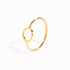 Gold Circle Ring | Linjer Jewelry