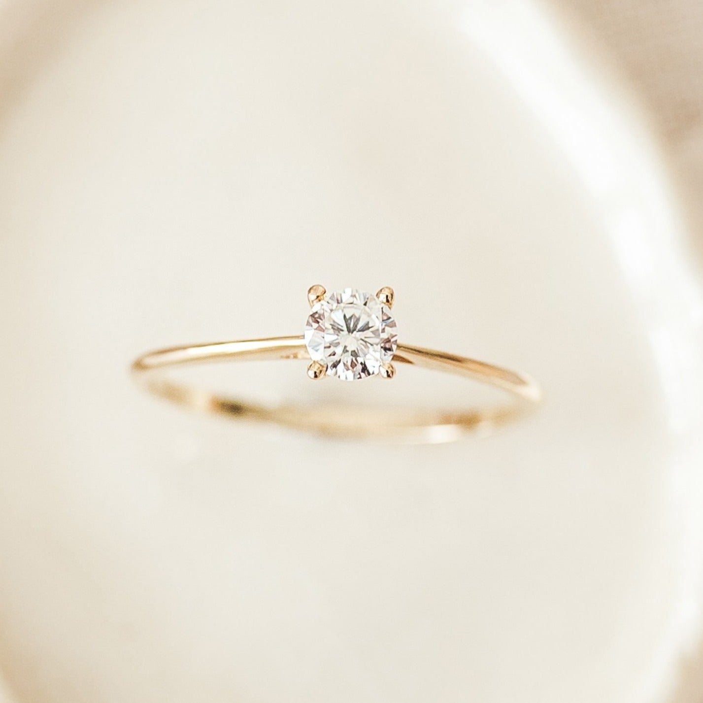Solitaire Diamond Ring | Linjer Jewelry