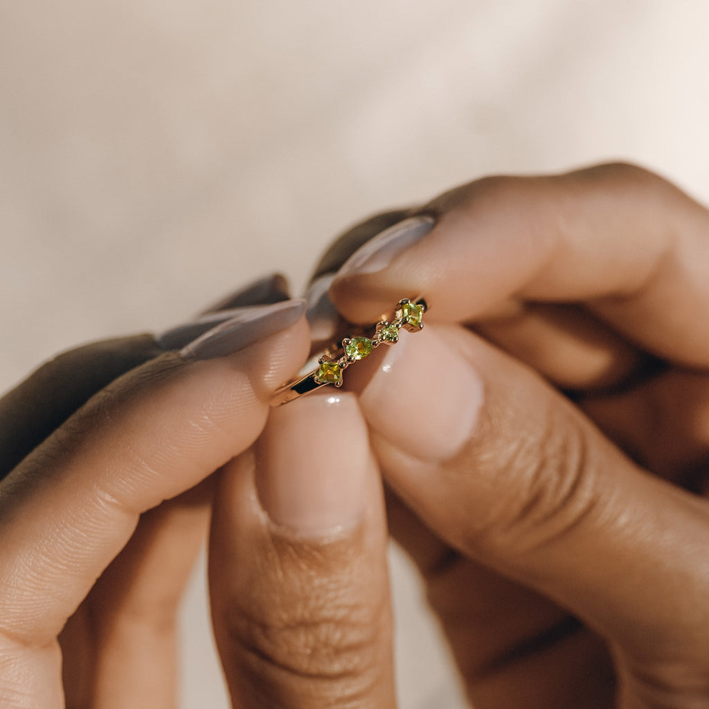 Peridot Ring - Ilse | Linjer Jewelry