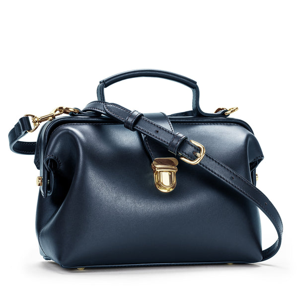 The Doctor's Bag - Navy | Linjer Handbags