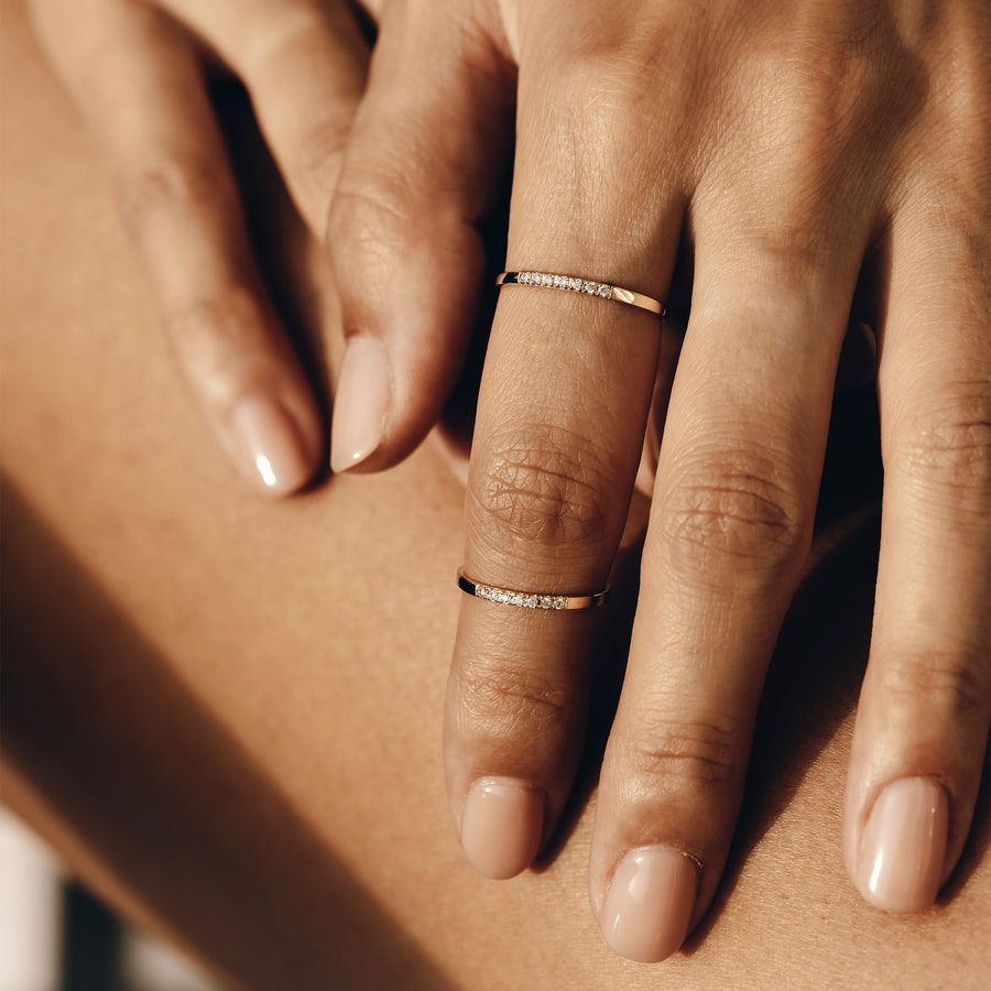 Diamond Pave Band - Miriam | Linjer Jewelry