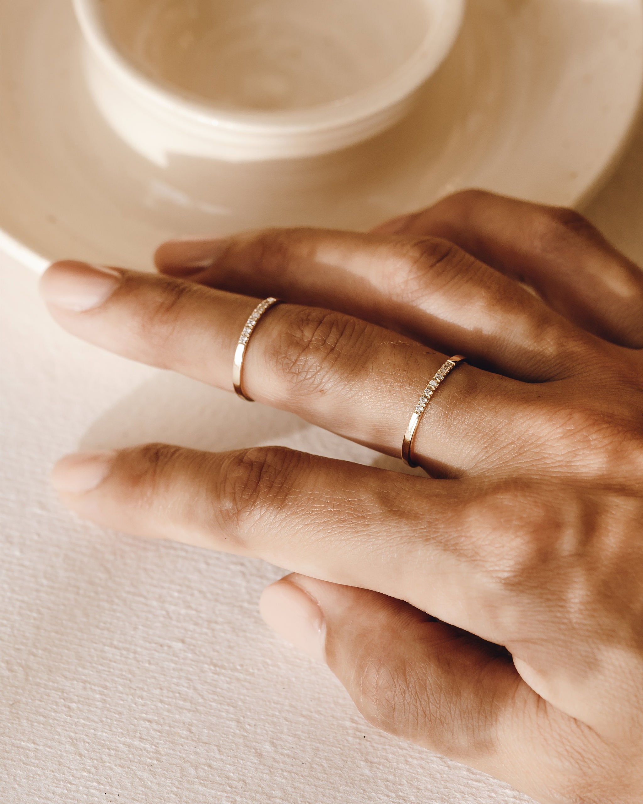 Pave Band - Miriam | Linjer Jewelry