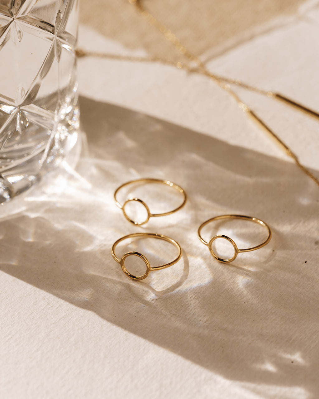 Gold Circle Ring | Linjer Jewelry